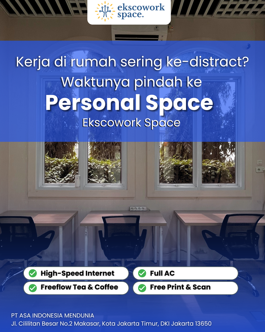Nikmati Kenyamanan Bekerja Lebih Fokus di Personal Space Eksco ...